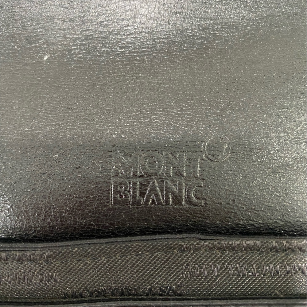 Montblanc Meisterstuck Leather Messenger Bag Purse Us… - Gem